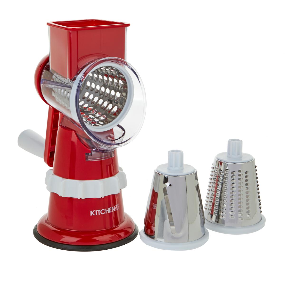 Kitchen HQ Speed Grater And Slicer With Suction Base 20202980 HSN Kitchen HQ Speed Grater And Slicer With Suction Base 20202980 HSN