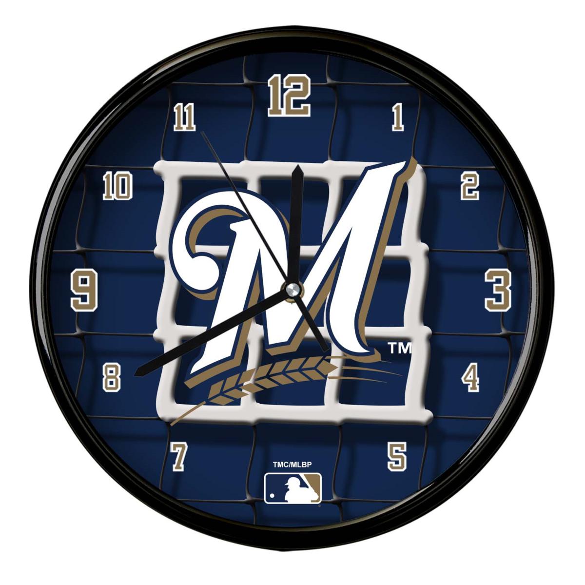 Milwaukee Brewers Team Net Clock - 9127327 | HSN