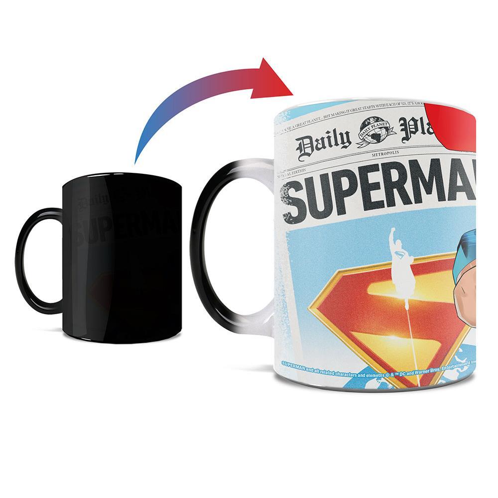 Morphing Mugs® Heat-Sensitive Mug - Superman 2025 (A Man Can Fly ...