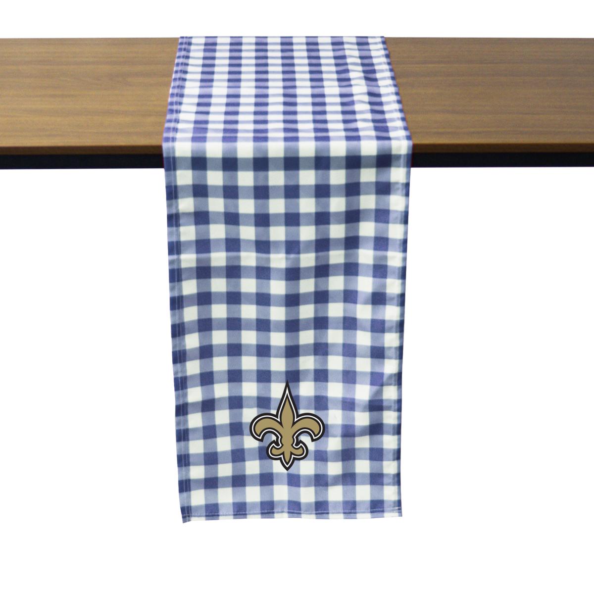 New Orleans Saints Buffalo Check Table Runner - 21640604 | HSN