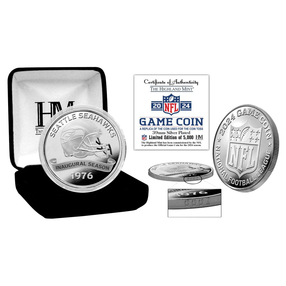 Officially Licensed NFL Game Coin - Seahawks - 23368747 | HSN