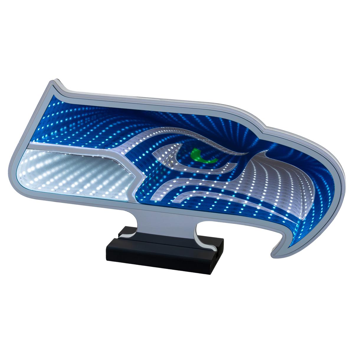 Officially Licensed NFL LED Logo Infinity Light - Seahawks | HSN