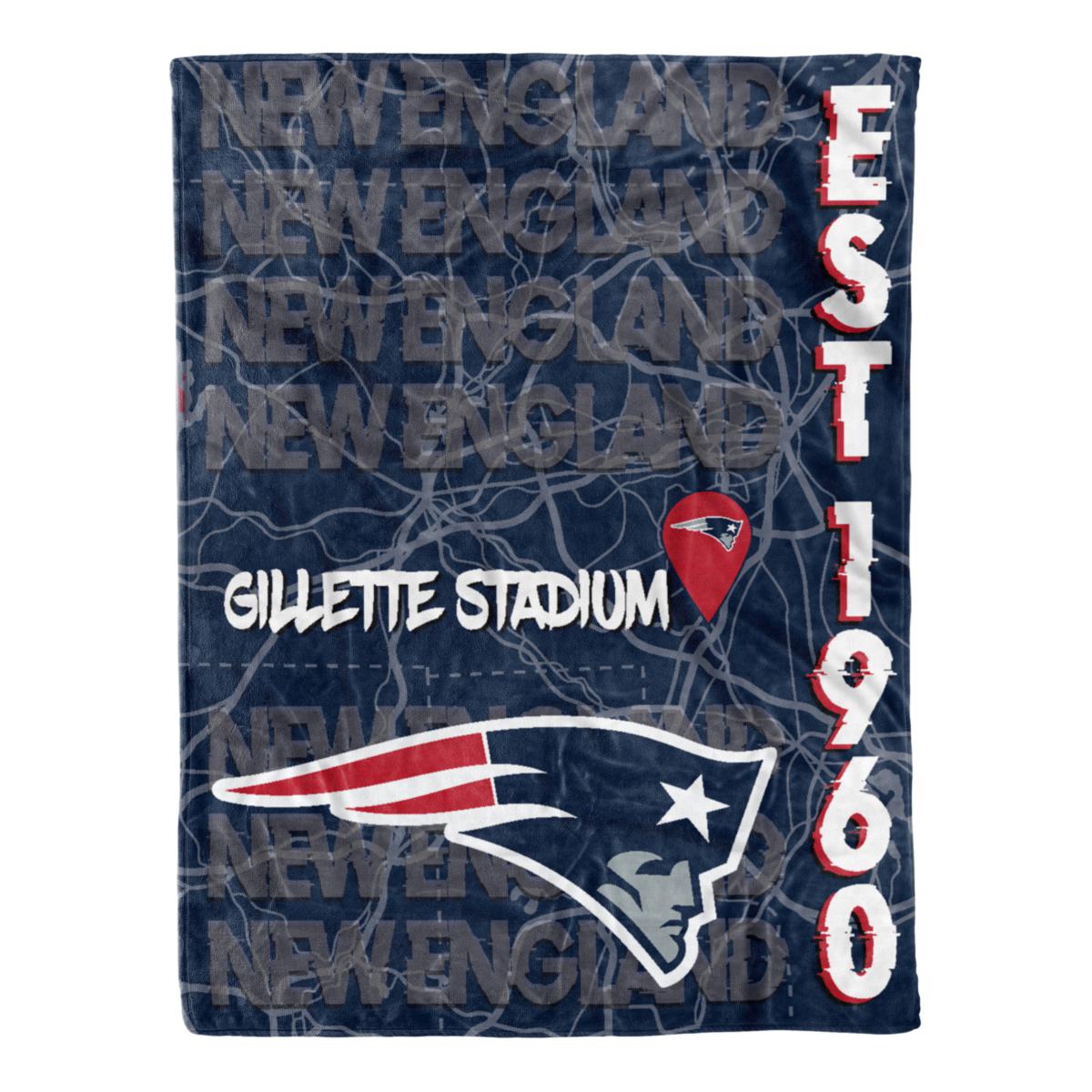 Officially Licensed NFL Logo Brands Home Team Throw - Patriots | HSN
