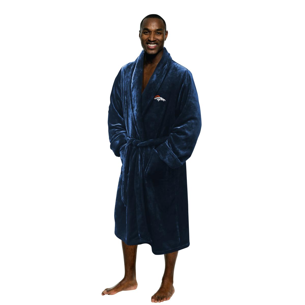 Officially Licensed NFL Silk Touch Unisex Lounge Robe - Broncos ...