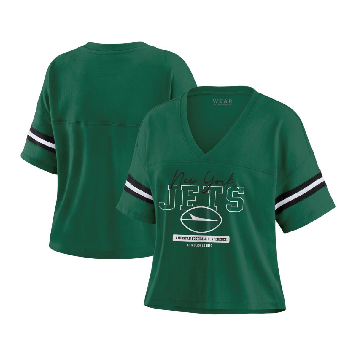 Officially Licensed NFL WEAR by Erin Andrews Color Block Boxy T-Shirt ...