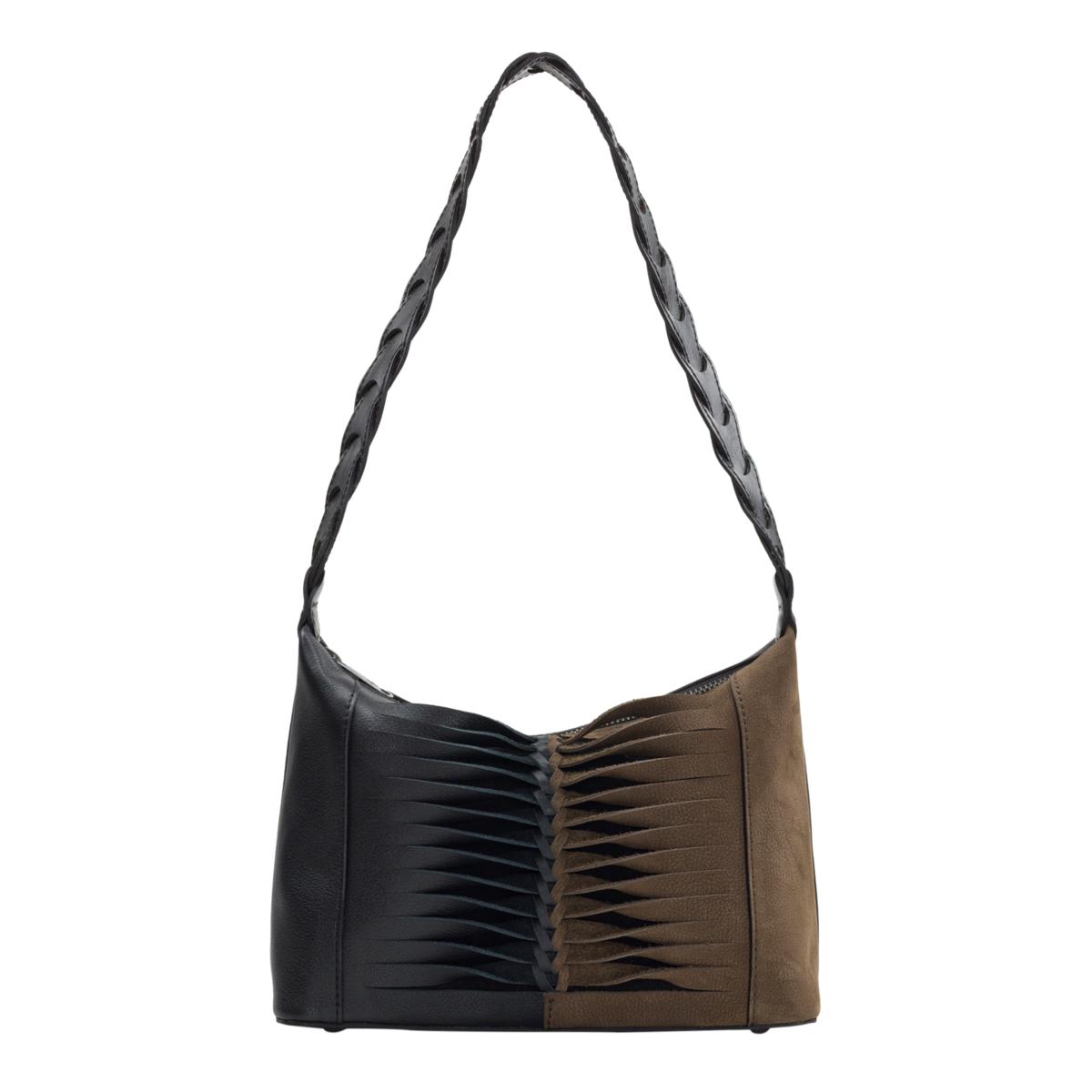Patricia Nash Milo Twisted Braid Leather Shoulder Bag | HSN