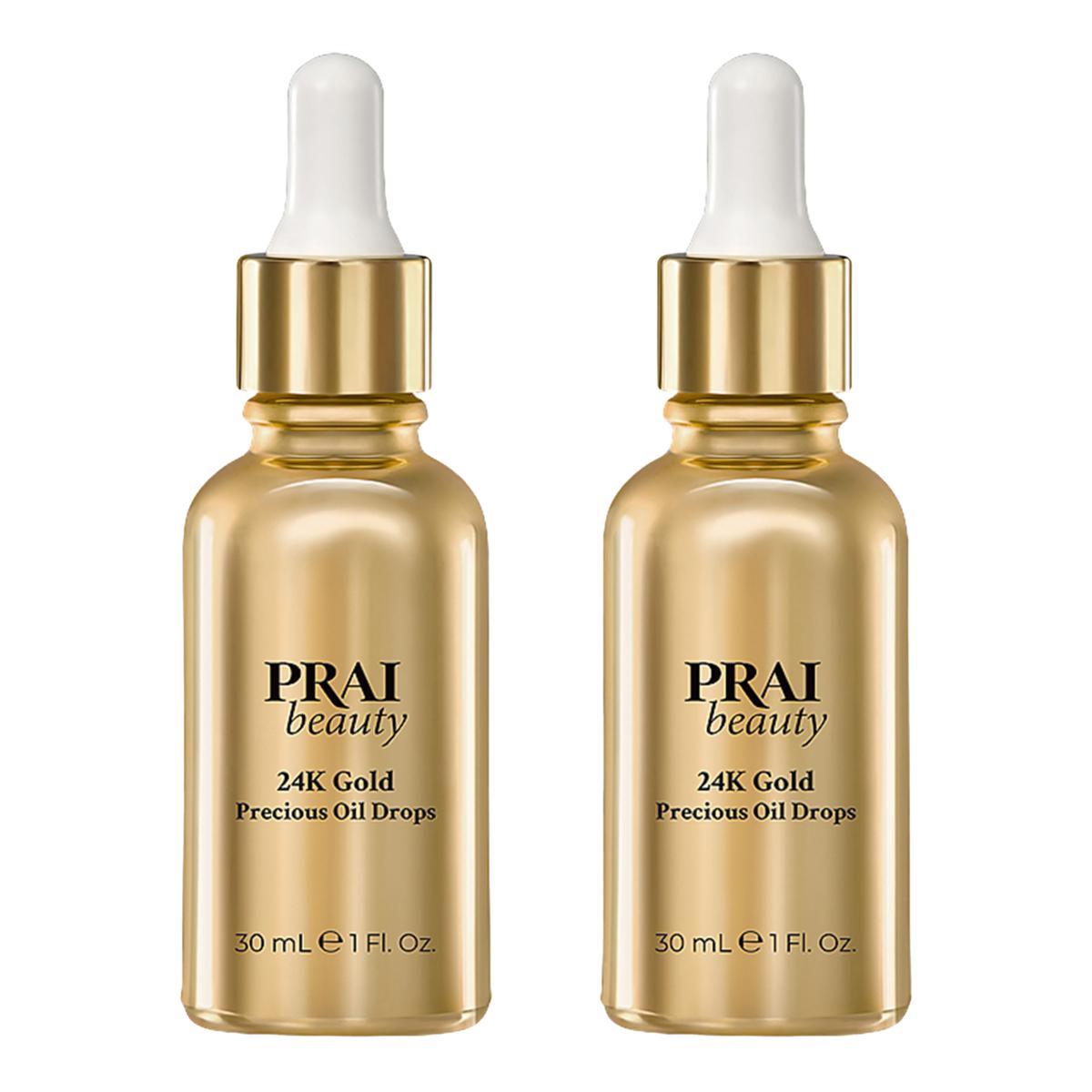PRAI Beauty 1 fl. oz. 24K Gold Precious Oil Drops 2-pack | HSN