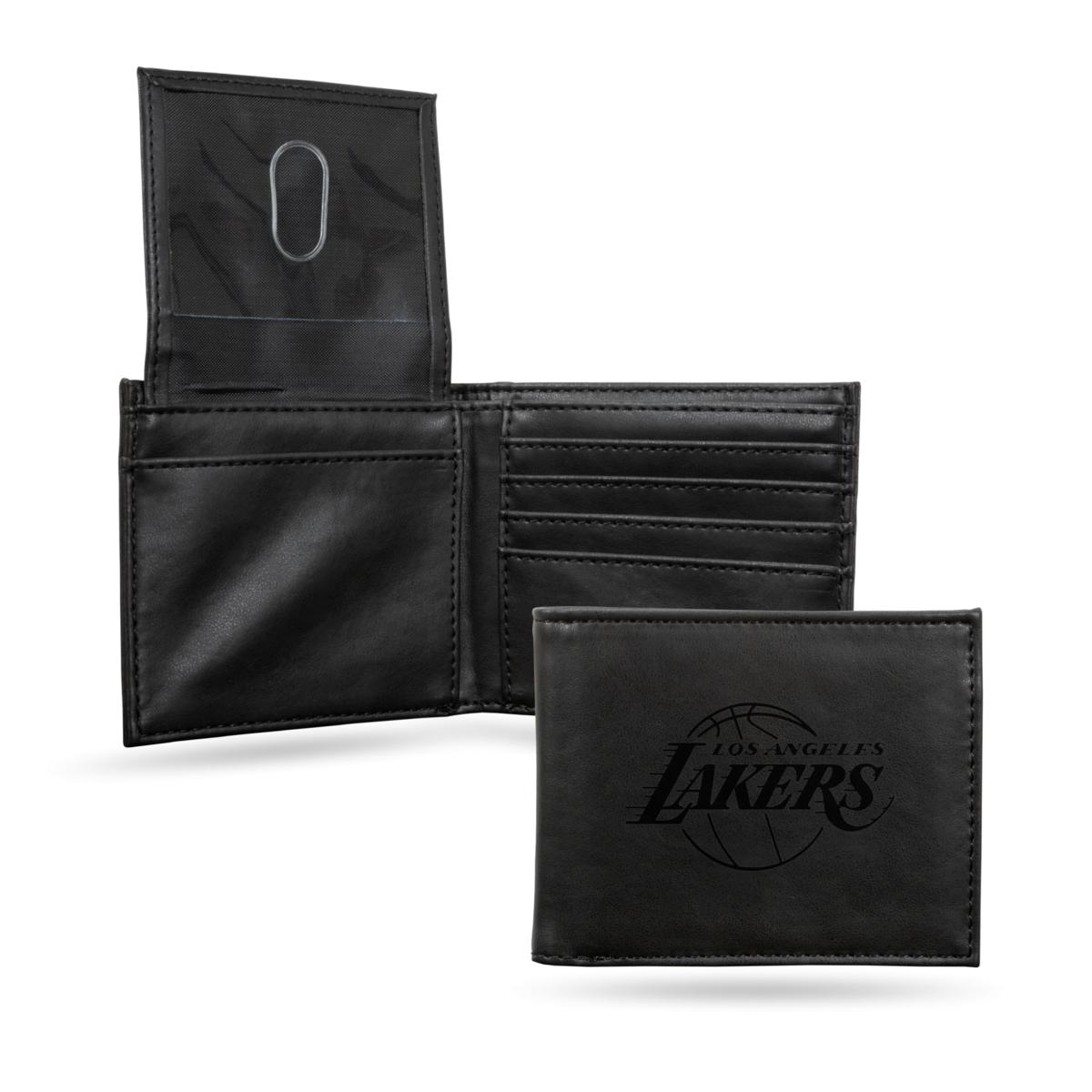 Rico NBA Laser-Engraved Black Billfold Wallet - Lakers - 9203258 | HSN