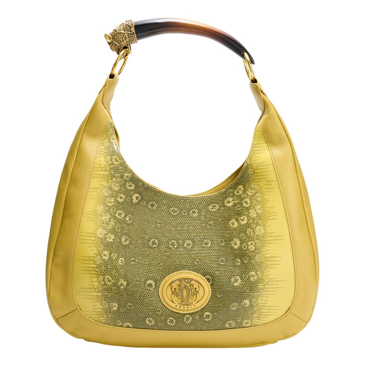 Sharif Legacy 3-D Horn & Cougar Ornate Handle Hobo | HSN