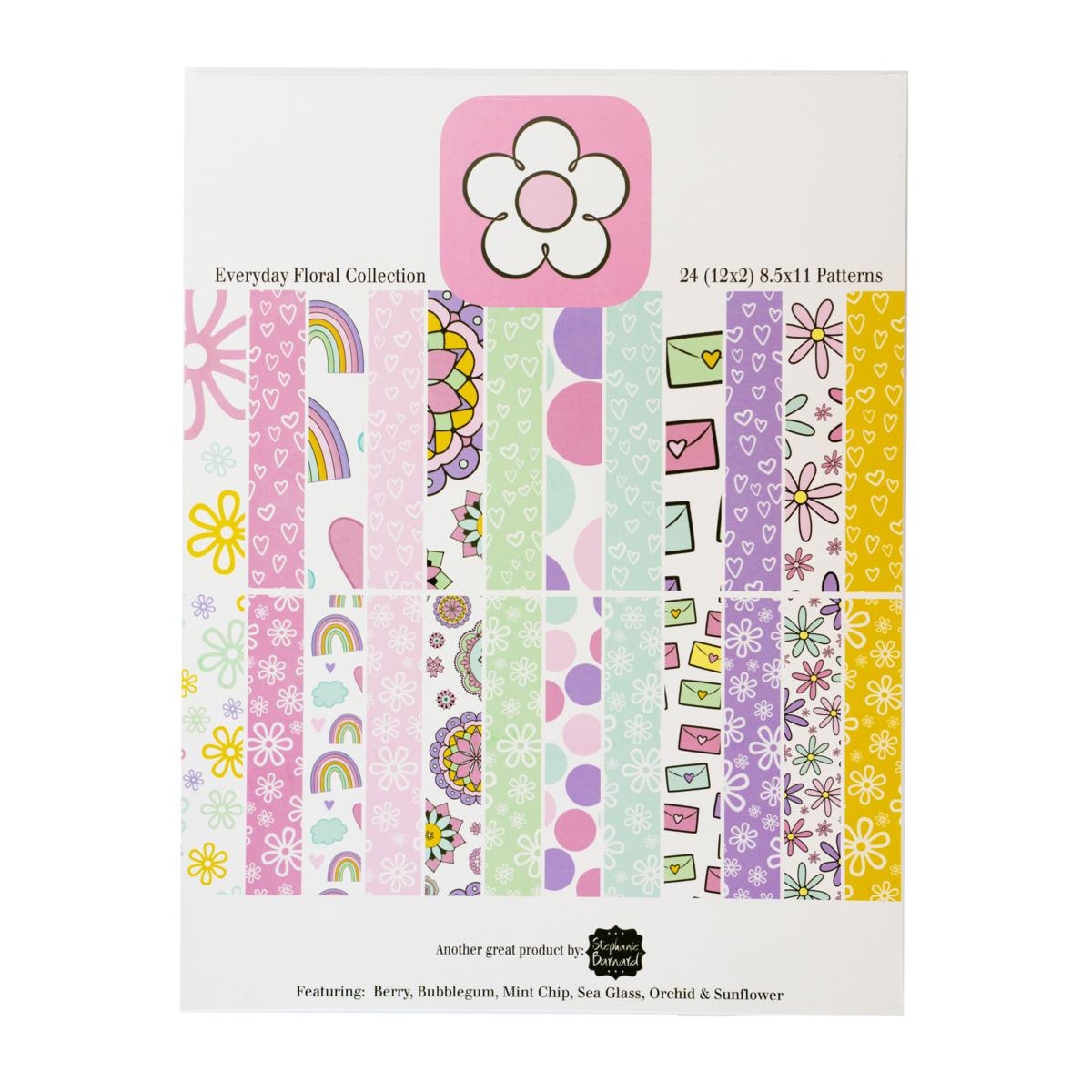 Stamps of Life 8.5" x 11" Patterned Paper - 24 Sheets | HSN