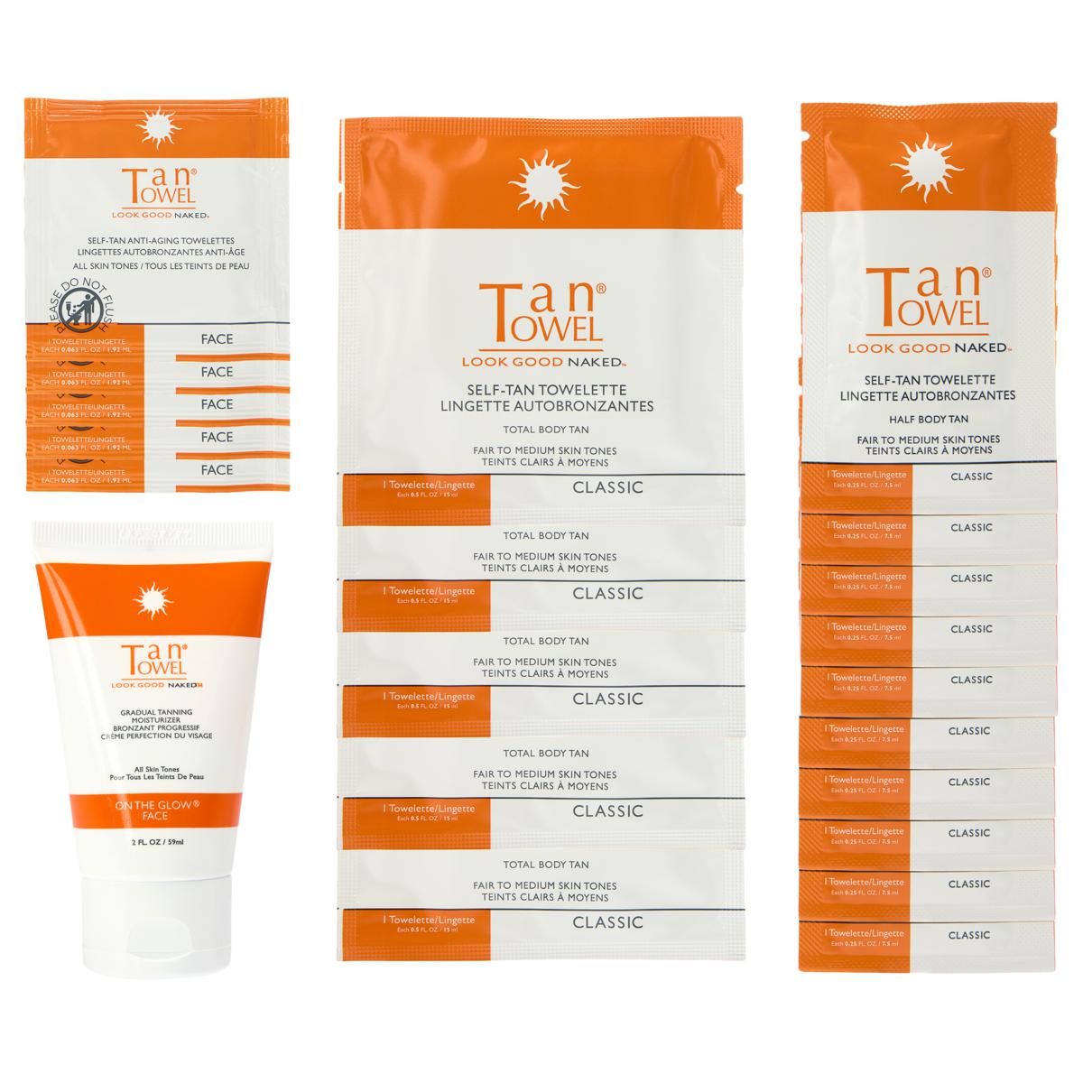 TanTowel Spring Classic Self Tanning Kit - 22656574 | HSN