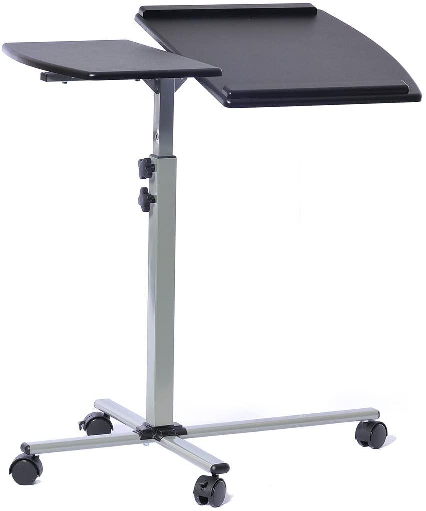 Techni Mobili Adjustable Laptop Cart on Wheels | HSN