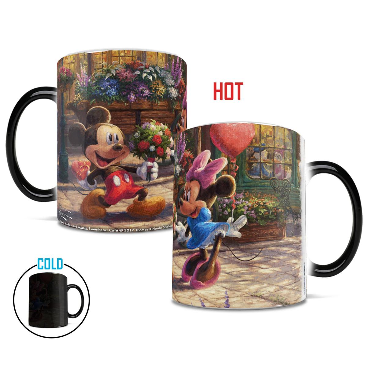 Thomas Kinkade Disney Sweetheart Café Heat-Sensitive Morphing Mug - 9834100 | HSN
