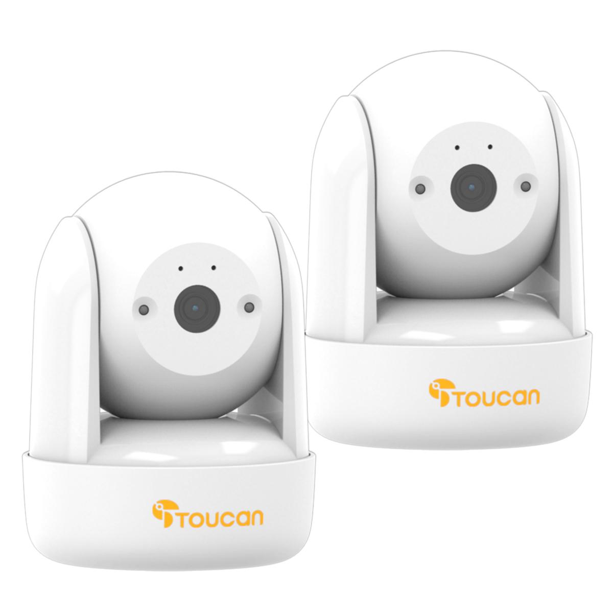 Toucan Security Seek Indoor Pan & Tilt Security Camera 2-Pack ...