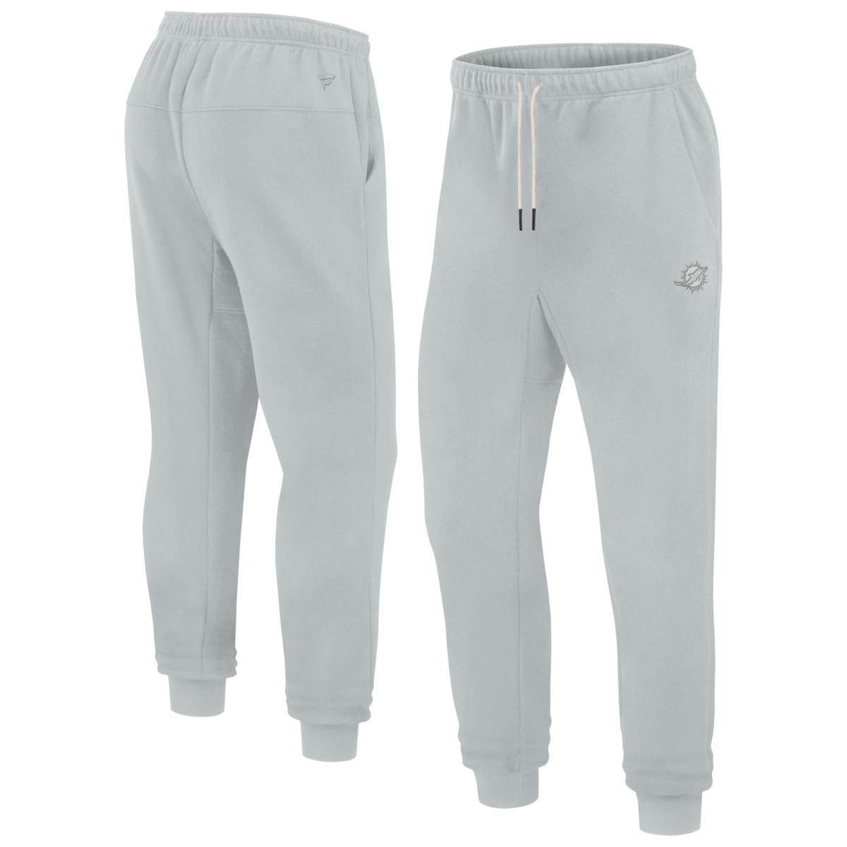 Unisex Fanatics Signature Gray Miami Dolphins Super Soft Fleece Jogger ...