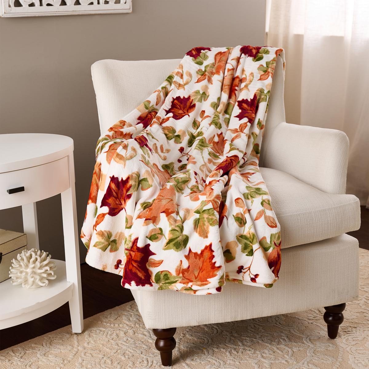 Warm & Cozy Lightweight Printed Plush Blanket | HSN