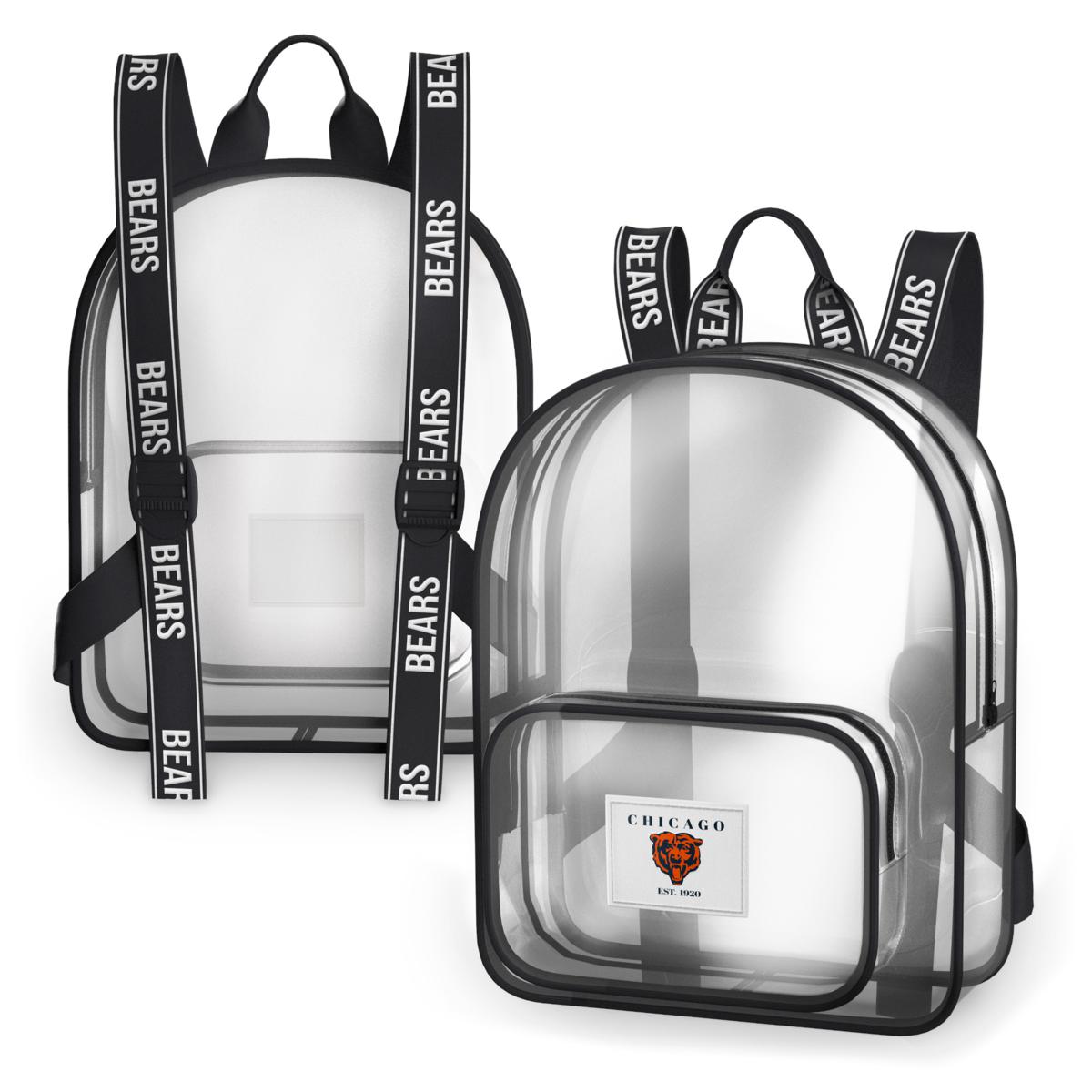 WEAR by Erin Andrews Chicago Bears Clear Stadium Backpack - 22197149 | HSN
