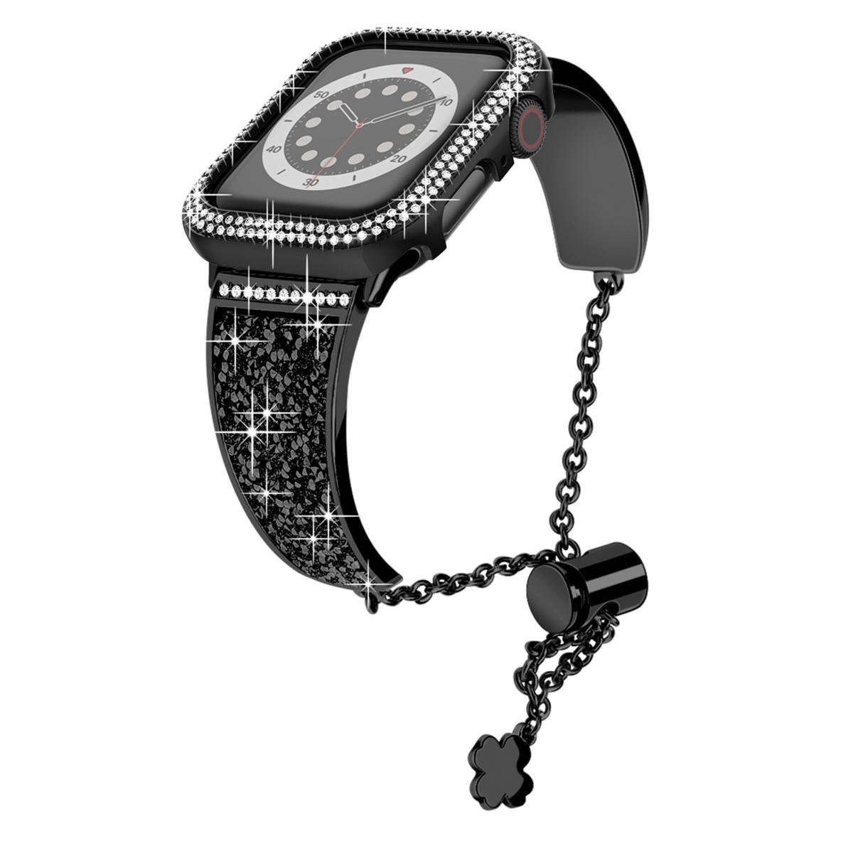 WFG Bling Metal Band with Bling Bumper Case 41mm - 22653243 | HSN