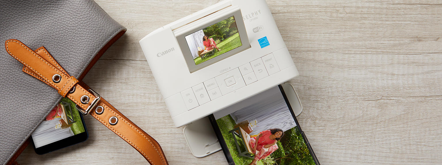 (HSN) Canon Selphy Photo Printer with 113 Sheets of Paper & CarePak ...