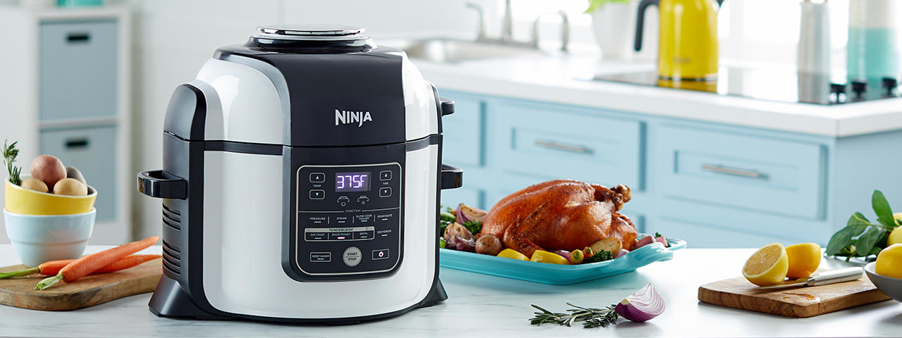 (HSN) Ninja Foodi XL 8-Quart 8-in-1 Pressure Cooker with Deluxe Rack ...