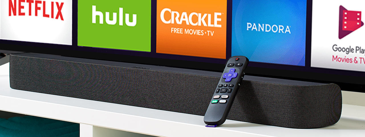 (HSN) Roku Smart Soundbar with Built-In 4K Streaming Player & Voice ...