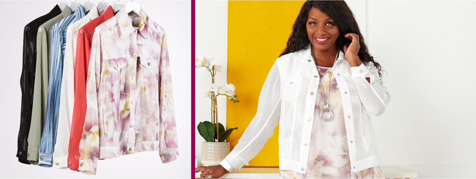(HSN) WynneLayers Chiffon Jacket – TVShoppingQueens